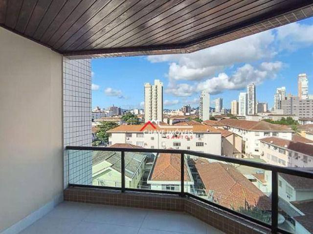 Apartamento em Boqueirão, Santos/SP de 168m² 3 quartos à venda por R$ 1.489.900,00