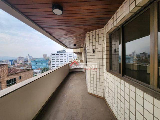 Apartamento em Boqueirão, Santos/SP de 163m² 3 quartos à venda por R$ 1.399.900,00 ou para locação R$ 6.500,00/mes