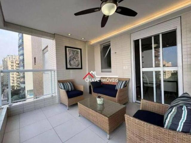 Apartamento em Boqueirão, Santos/SP de 163m² 3 quartos à venda por R$ 2.350.000,00