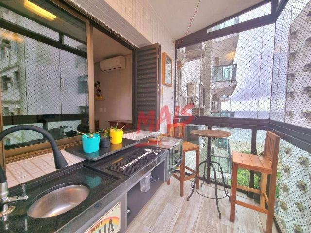 Apartamento em Boqueirão, Santos/SP de 177m² 3 quartos à venda por R$ 1.799.000,00