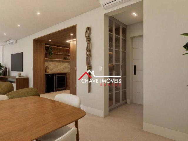 Apartamento em Boqueirão, Santos/SP de 220m² 3 quartos à venda por R$ 3.089.000,06