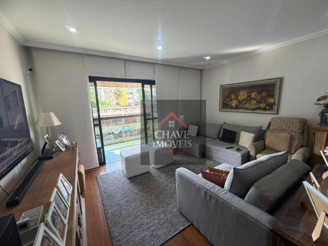 Apartamento em Boqueirão, Santos/SP de 270m² 4 quartos à venda por R$ 3.199.000,00