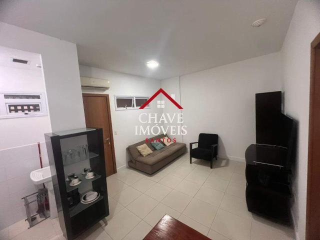 Apartamento em Boqueirão, Santos/SP de 41m² 1 quartos para locação R$ 3.500,00/mes
