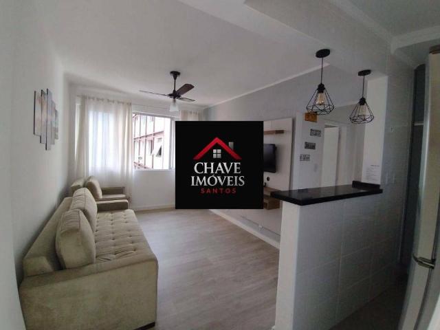 Apartamento em Boqueirão, Santos/SP de 54m² 1 quartos à venda por R$ 489.900,00