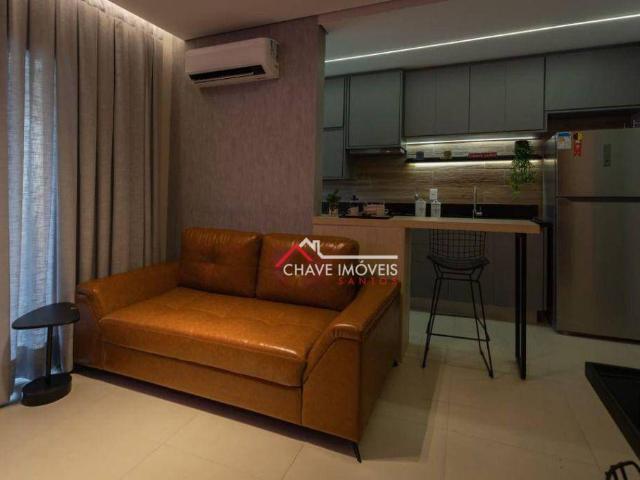 Apartamento em Boqueirão, Santos/SP de 54m² 1 quartos à venda por R$ 674.900,00