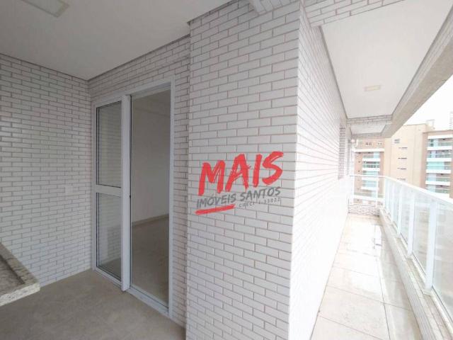 Apartamento em Boqueirão, Santos/SP de 58m² 1 quartos à venda por R$ 834.900,00