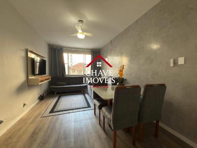Apartamento em Boqueirão, Santos/SP de 67m² 1 quartos à venda por R$ 509.900,00