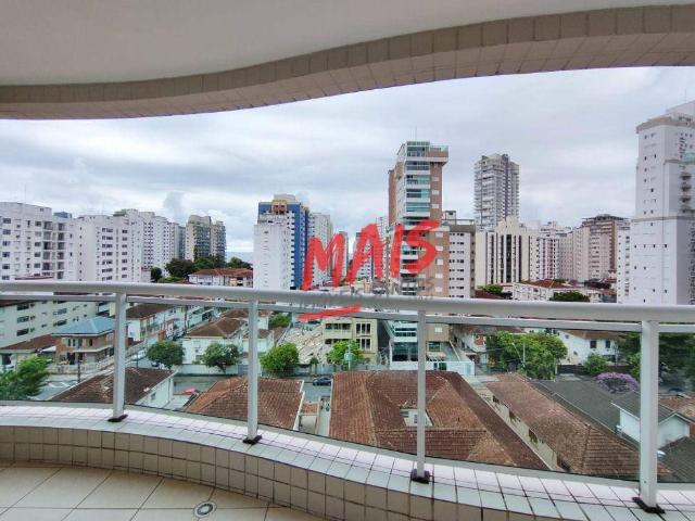 Apartamento em Boqueirão, Santos/SP de 84m² 2 quartos para locação R$ 5.200,00/mes