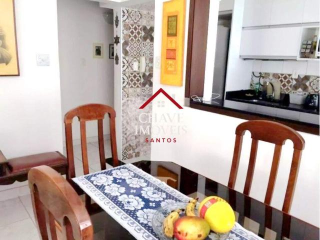 Apartamento em Boqueirão, Santos/SP de 90m² 2 quartos à venda por R$ 629.000,00
