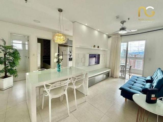 Apartamento em Boqueirão, Praia Grande/SP de 55m² 1 quartos à venda por R$ 550.000,00