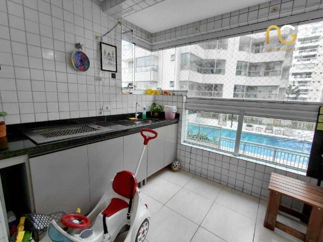 Apartamento em Boqueirão, Praia Grande/SP de 77m² 2 quartos à venda por R$ 549.000,00