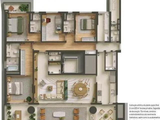 Apartamento em Brooklin Paulista São Paulo SP