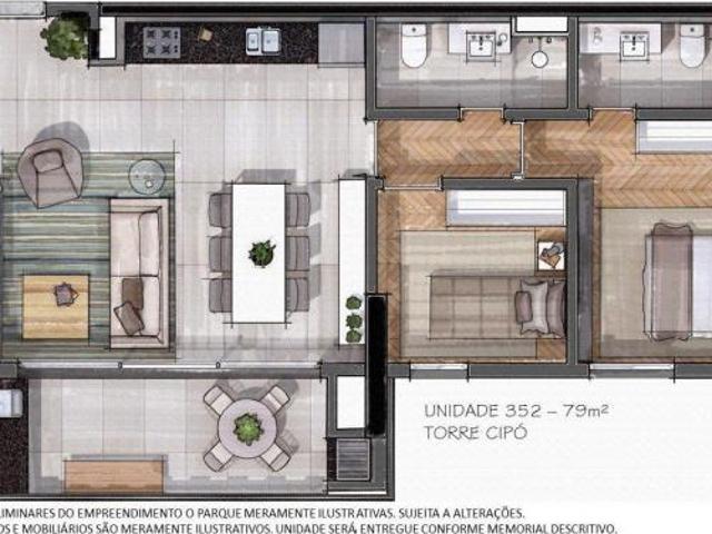 Apartamento em Brooklin Paulista São Paulo SP