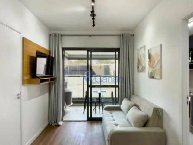 Apartamento em Brooklin Paulista, São Paulo/SP de 40m² 1 quartos para locação R$ 3.500,00/mes