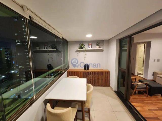 Apartamento em Brooklin Paulista, São Paulo/SP de 64m² 2 quartos à venda por R$ 1.040.000,00 ou para locação R$ 5.900,00/mes
