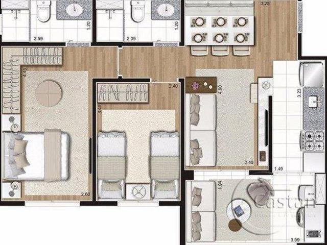 Apartamento em Brás
