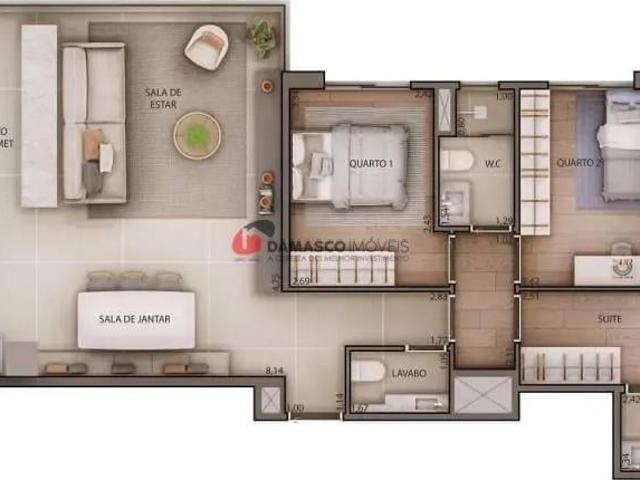 Apartamento em Campestre