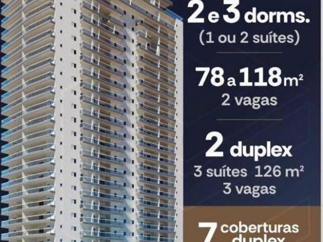 Apartamento em Campo da Aviação, Praia Grande/SP de 118m² 3 quartos à venda por R$ 973.832,00