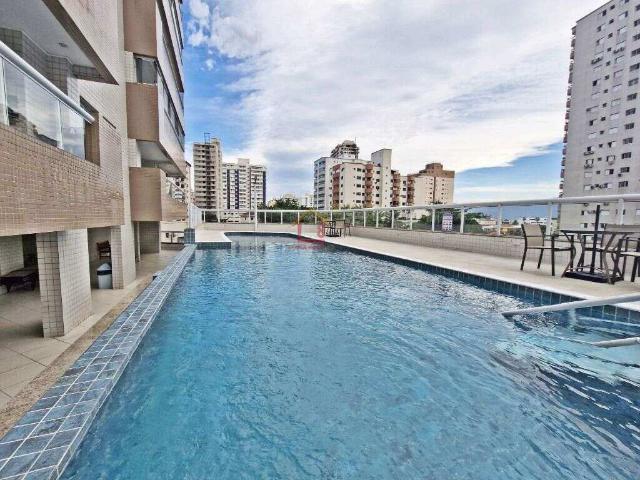 Apartamento em Campo da Aviação, Praia Grande/SP de 122m² 3 quartos para locação R$ 6.000,00/mes