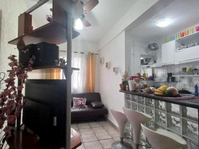 Apartamento em Campo da Aviação, Praia Grande/SP de 29m² 1 quartos à venda por R$ 225.000,00