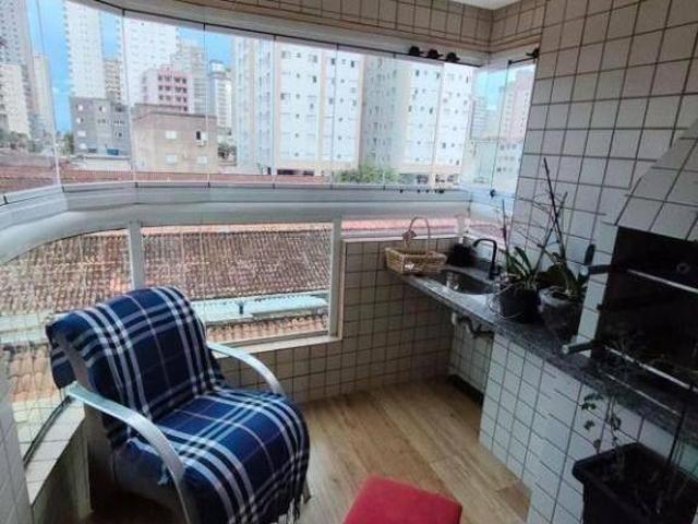 Apartamento em Campo da Aviação, Praia Grande/SP de 43m² 1 quartos à venda por R$ 340.000,00