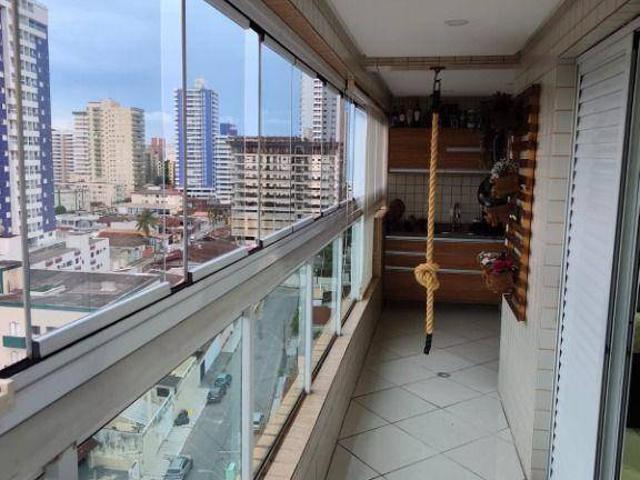 Apartamento em Campo da Aviação, Praia Grande/SP de 43m² 1 quartos à venda por R$ 339.000,00