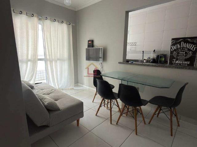 Apartamento em Campo da Aviação, Praia Grande/SP de 45m² 1 quartos à venda por R$ 369.000,00