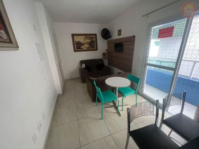 Apartamento em Campo da Aviação, Praia Grande/SP de 45m² 1 quartos à venda por R$ 304.000,00
