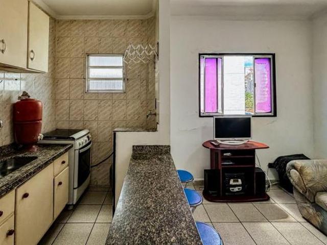 Apartamento em Campo da Aviação, Praia Grande/SP de 46m² 1 quartos à venda por R$ 215.000,00