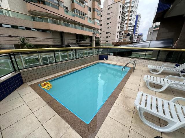 Apartamento em Campo da Aviação, Praia Grande/SP de 49m² 1 quartos à venda por R$ 319.000,00