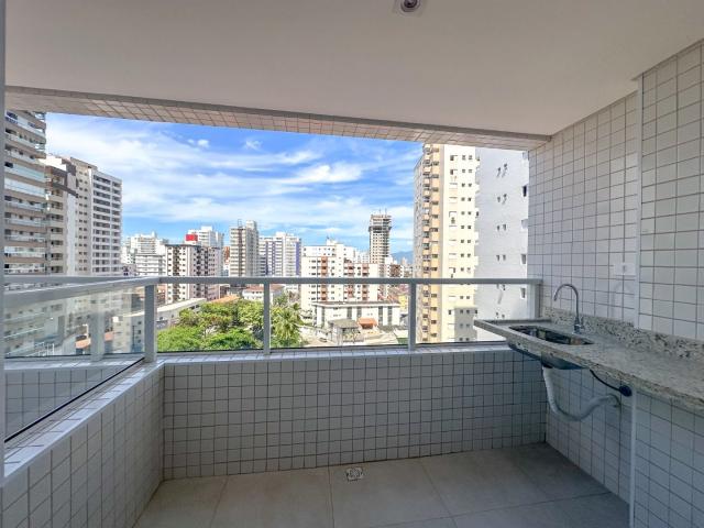 Apartamento em Campo da Aviação, Praia Grande/SP de 51m² 1 quartos à venda por R$ 370.900,00