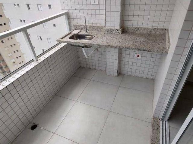 Apartamento em Campo da Aviação, Praia Grande/SP de 52m² 1 quartos à venda por R$ 499.000,00