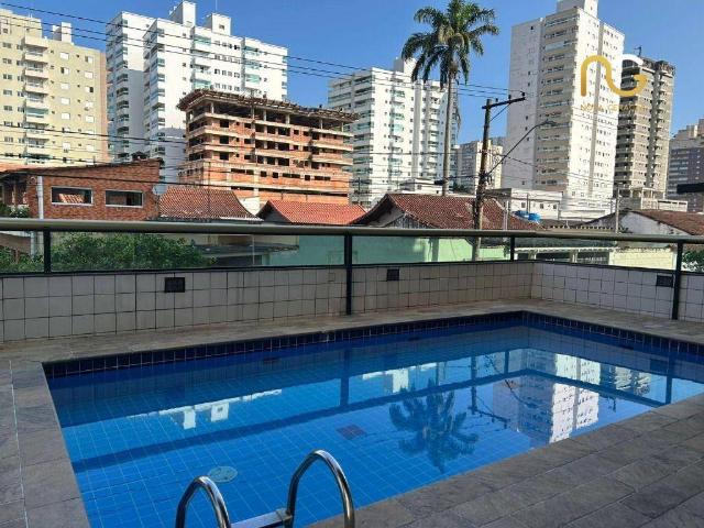 Apartamento em Campo da Aviação, Praia Grande/SP de 55m² 1 quartos à venda por R$ 284.000,00