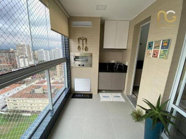 Apartamento em Campo da Aviação, Praia Grande/SP de 55m² 1 quartos à venda por R$ 460.000,00