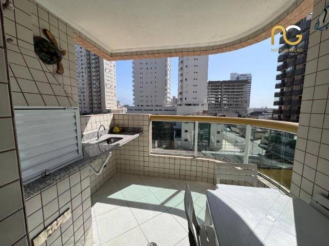 Apartamento em Campo da Aviação, Praia Grande/SP de 57m² 1 quartos à venda por R$ 374.000,00
