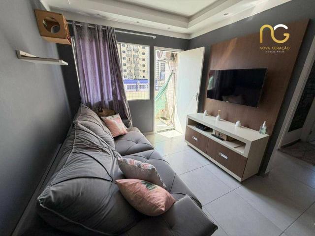 Apartamento em Campo da Aviação, Praia Grande/SP de 57m² 1 quartos à venda por R$ 319.900,00