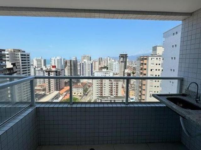 Apartamento em Campo da Aviação, Praia Grande/SP de 59m² 1 quartos à venda por R$ 450.000,00