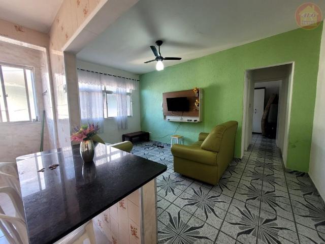 Apartamento em Campo da Aviação, Praia Grande/SP de 60m² 1 quartos à venda por R$ 269.000,00
