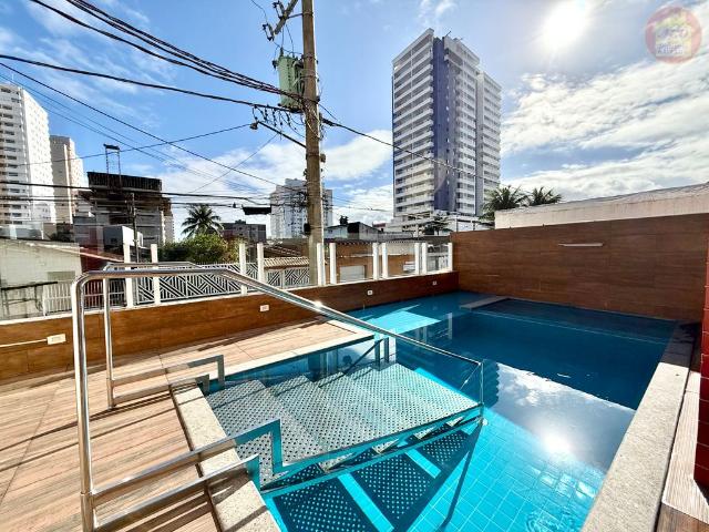 Apartamento em Campo da Aviação, Praia Grande/SP de 64m² 2 quartos à venda por R$ 409.900,00