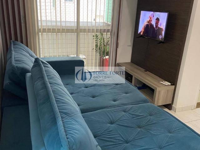 Apartamento em Campo da Aviação, Praia Grande/SP de 65m² 2 quartos à venda por R$ 359.000,00