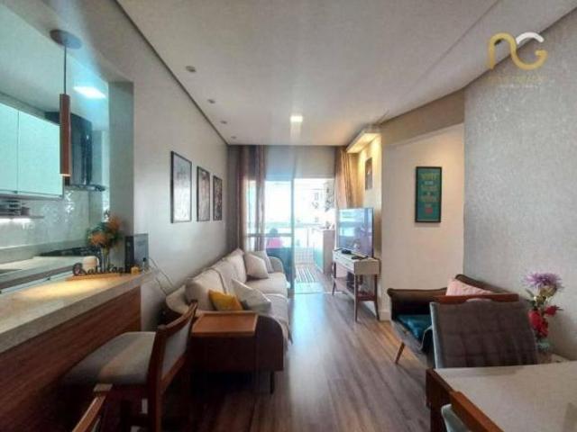 Apartamento em Campo da Aviação, Praia Grande/SP de 73m² 2 quartos à venda por R$ 470.000,00