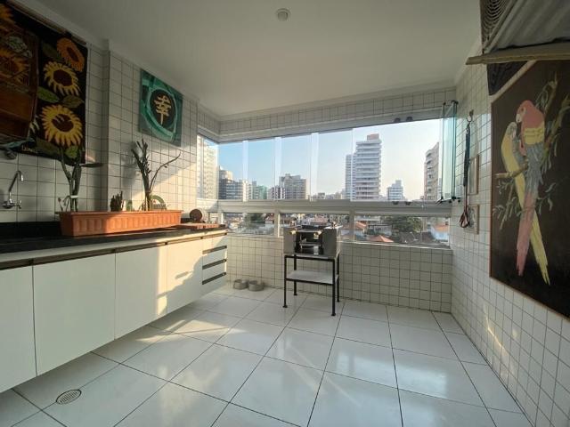 Apartamento em Campo da Aviação, Praia Grande/SP de 78m² 2 quartos à venda por R$ 479.900,00