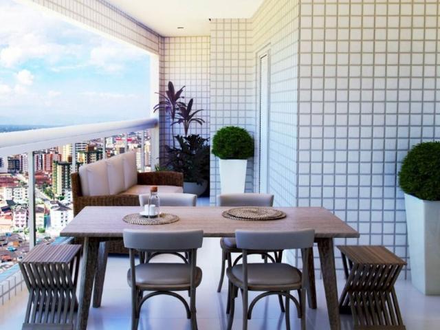Apartamento em Campo da Aviação, Praia Grande/SP de 80m² 2 quartos à venda por R$ 629.900,00