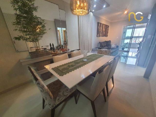 Apartamento em Campo da Aviação, Praia Grande/SP de 87m² 2 quartos à venda por R$ 609.000,00
