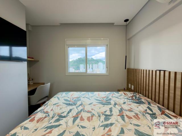 Apartamento em Campo Grande, Santos/SP de 43m² 1 quartos à venda por R$ 639.000,00