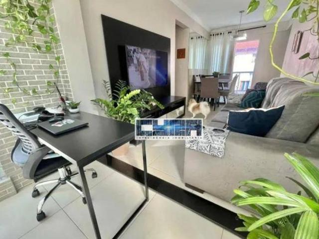 Apartamento em Campo Grande, Santos/SP de 64m² 2 quartos à venda por R$ 579.000,00