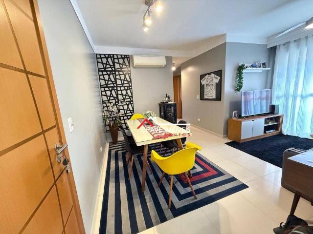 Apartamento em Campo Grande, Santos/SP de 67m² 2 quartos à venda por R$ 739.900,00