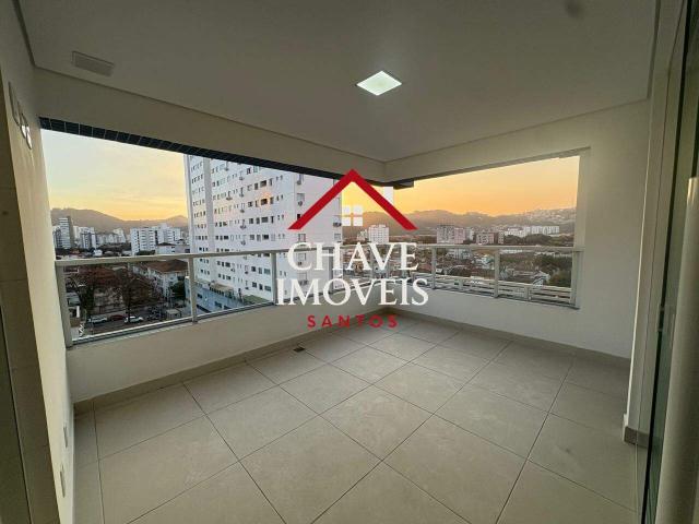 Apartamento em Campo Grande, Santos/SP de 72m² 2 quartos para locação R$ 4.100,00/mes