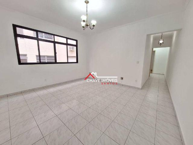 Apartamento em Campo Grande, Santos/SP de 74m² 2 quartos à venda por R$ 479.000,06