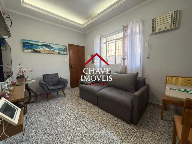 Apartamento em Campo Grande, Santos/SP de 81m² 3 quartos à venda por R$ 489.900,00